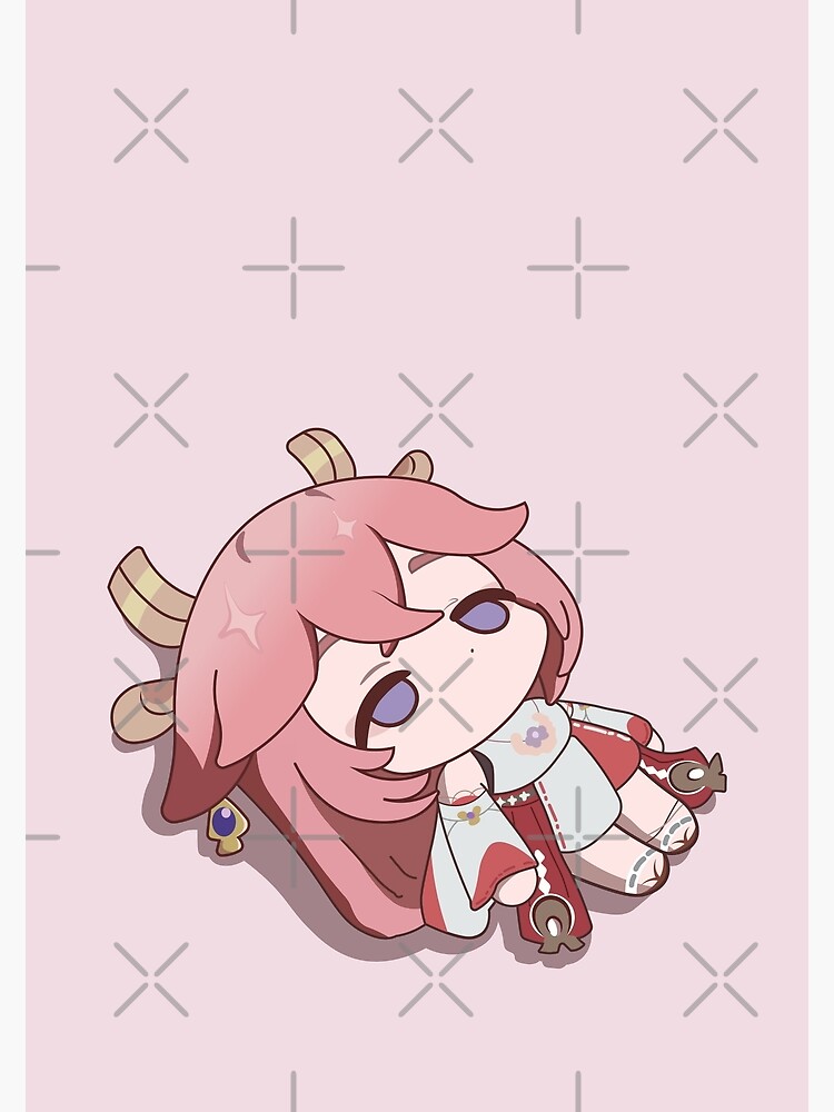 "Fallen Yae Miko - Lustige Genshin Impact Memes" Poster von fanjerX ...