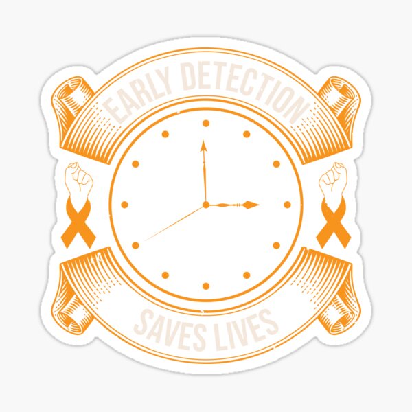 "Early detection save lives Cancer motivational saying" Sticker by ...