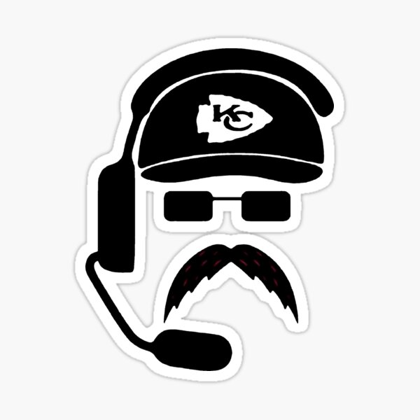 "Andy-Reid-Kansas-City-Football-Cartoon-T-Shirt" Sticker for Sale by ...