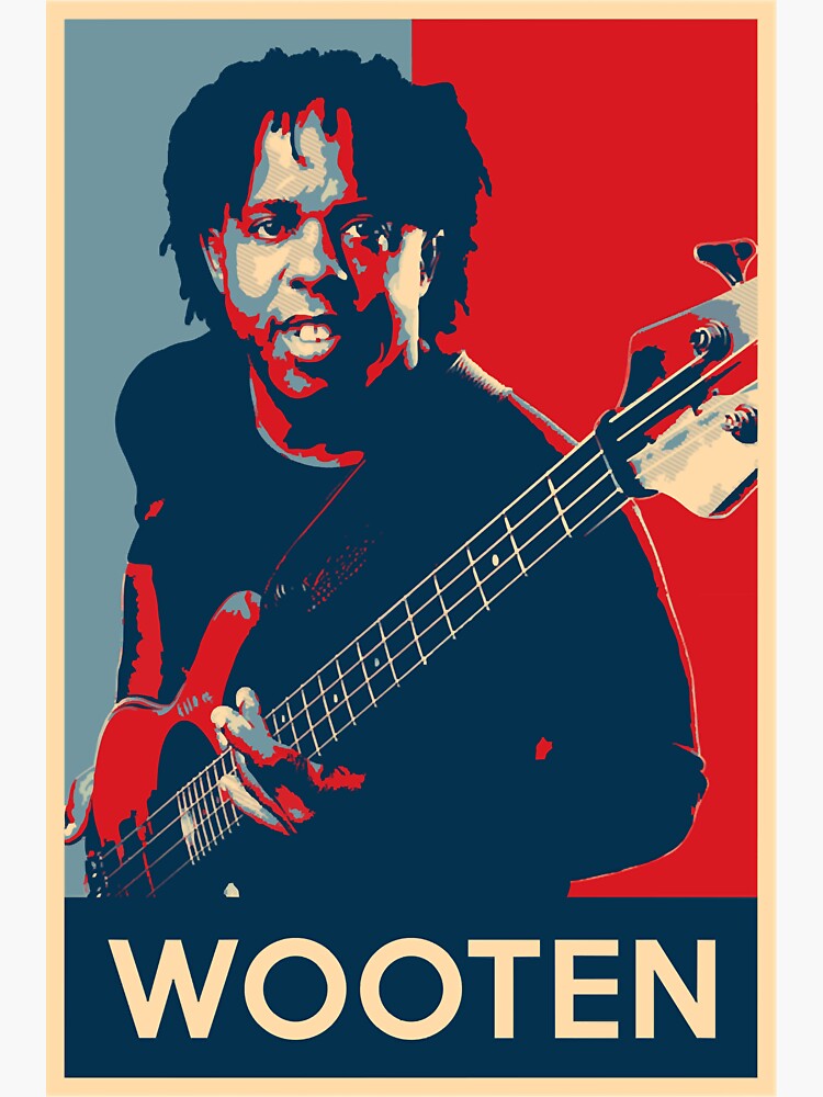 "Victor Wooten - Hope Poster - Greats of Jazz Music History" Sticker ...