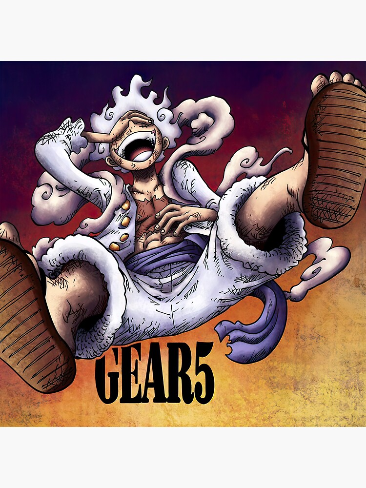 "Gear 5" Sticker by MaryStrupp | Redbubble