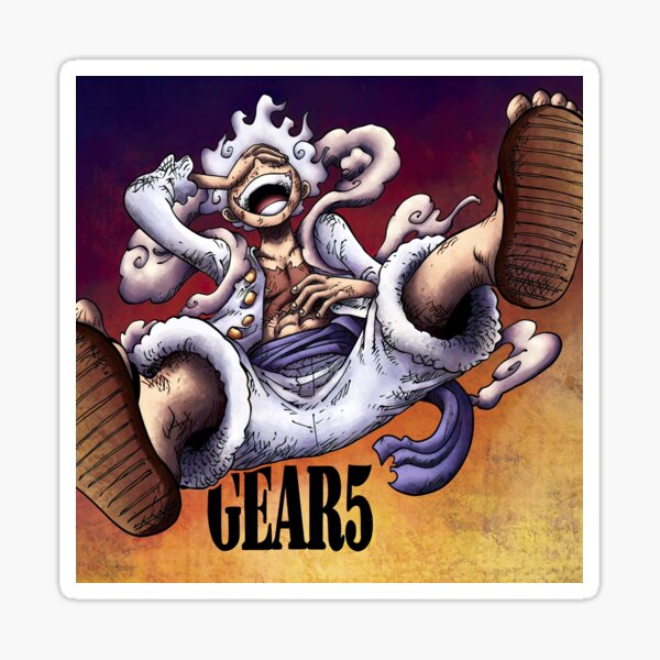 "Gear 5" Sticker by MaryStrupp | Redbubble