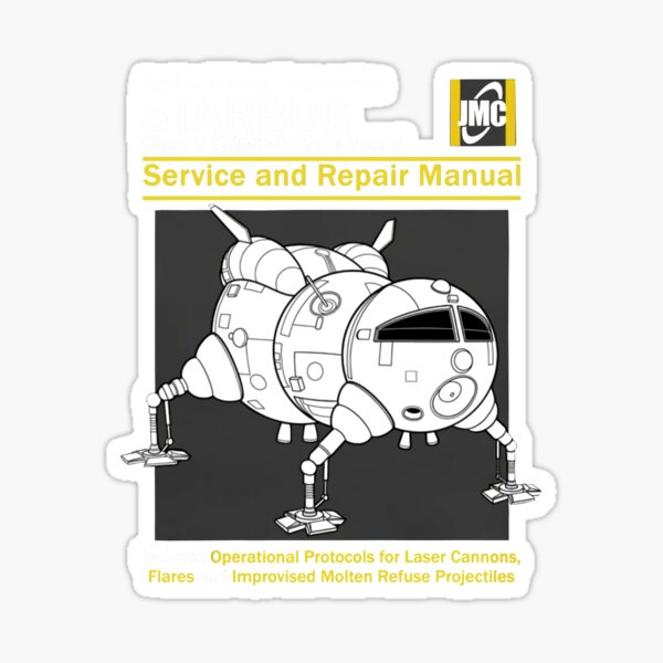 "Jupiter Mining Corporation Red Dwarf Starbug Shirt" Sticker by ...