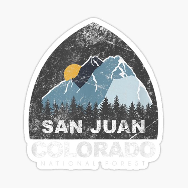 "San Juan National Forest" Sticker by PatienceHewitt | Redbubble