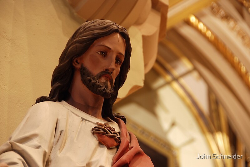 "Scared Heart (of Jesus)" by John Schneider | Redbubble