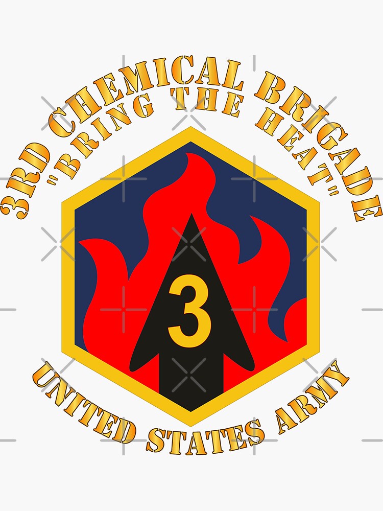"3rd Chemical Brigade - Bring the Heat X 300" Sticker by twix123844 ...