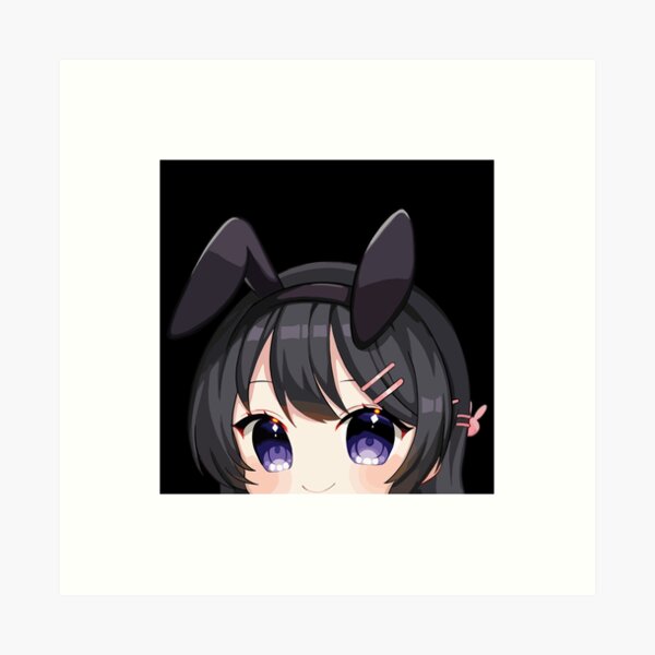 "Mai Sakurajima Chibi Peeker" Art Print for Sale by WeeabooClub | Redbubble