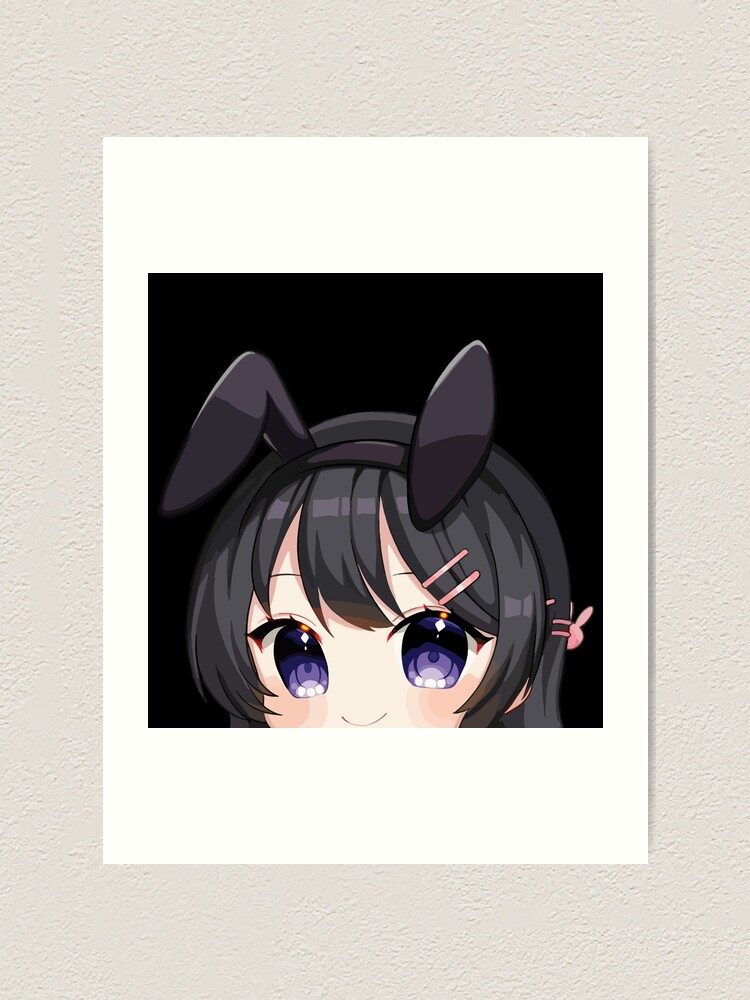 "Mai Sakurajima Chibi Peeker" Art Print for Sale by WeeabooClub | Redbubble