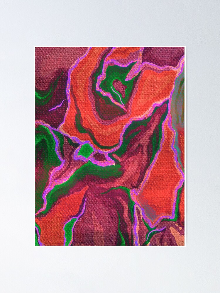 "Hot Summer - Flashy Pattern Pastel Flowers - Colorful Flashy Floral ...