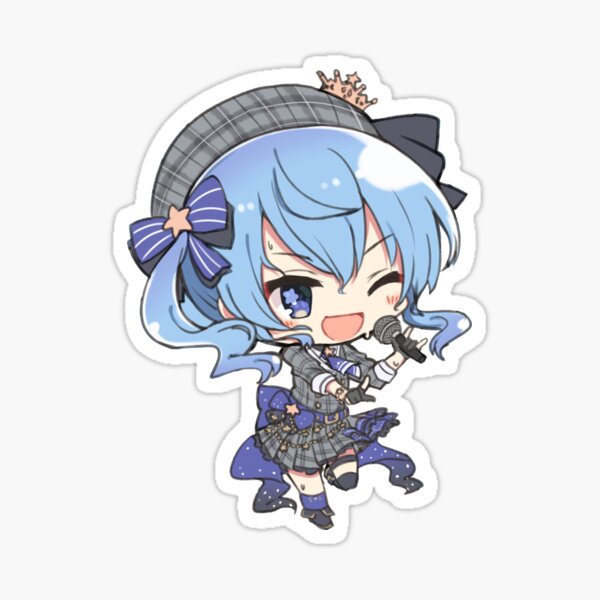 "Hoshimachi Suisei Hololive" Sticker by Laeyendecker | Redbubble