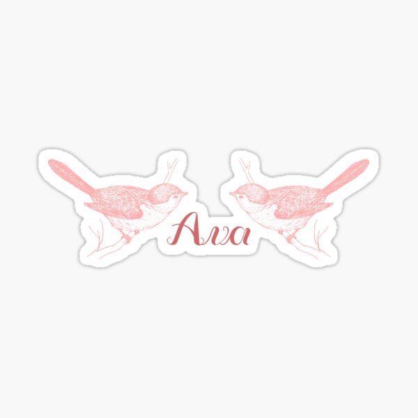 "Ava" Sticker for Sale by vintage-sigh | Redbubble