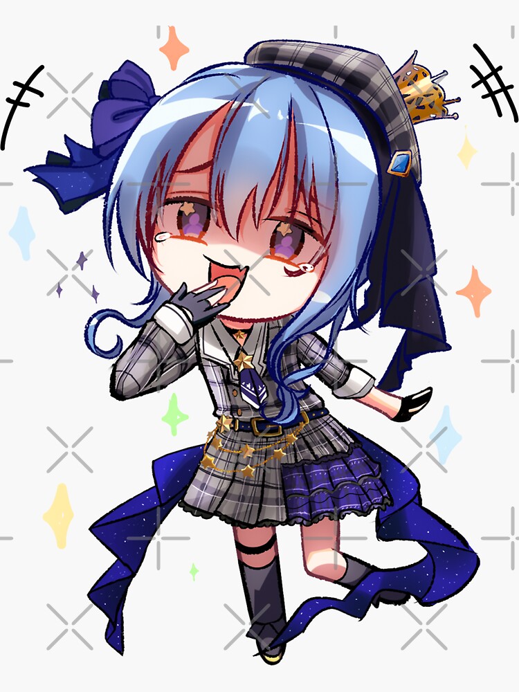 "Hoshimachi Suisei Hololive" Sticker for Sale by Laeyendecker | Redbubble