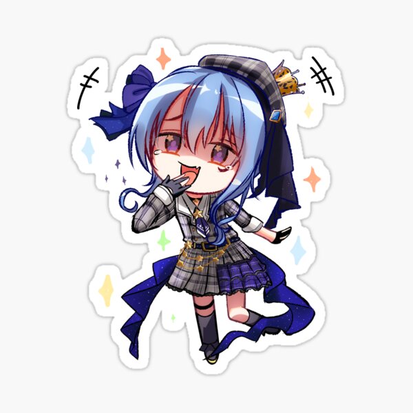 "Hoshimachi Suisei Hololive" Sticker for Sale by Laeyendecker | Redbubble