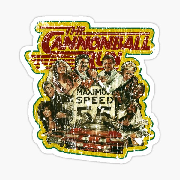 "80's Burt Reynolds The Cannonball Run Vintage" Sticker by JackLuc ...