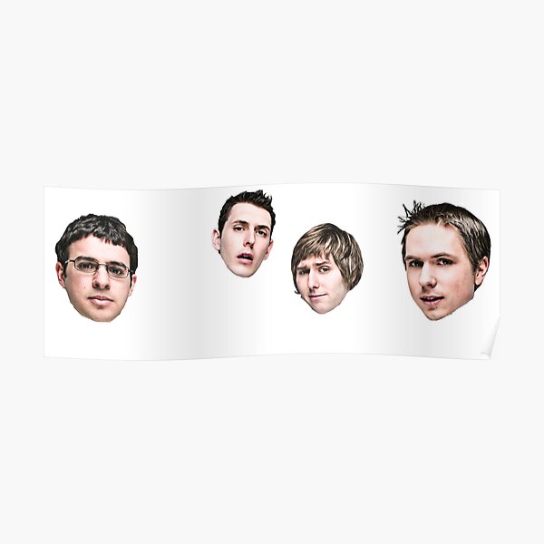 "inbetweeners sticker pack" Poster for Sale by cc122 | Redbubble