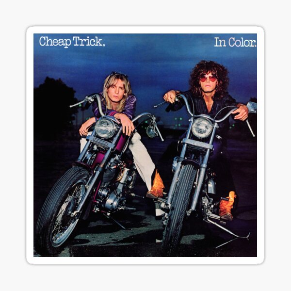 "Cheap Trick in color" Sticker for Sale by Catherinee22 | Redbubble