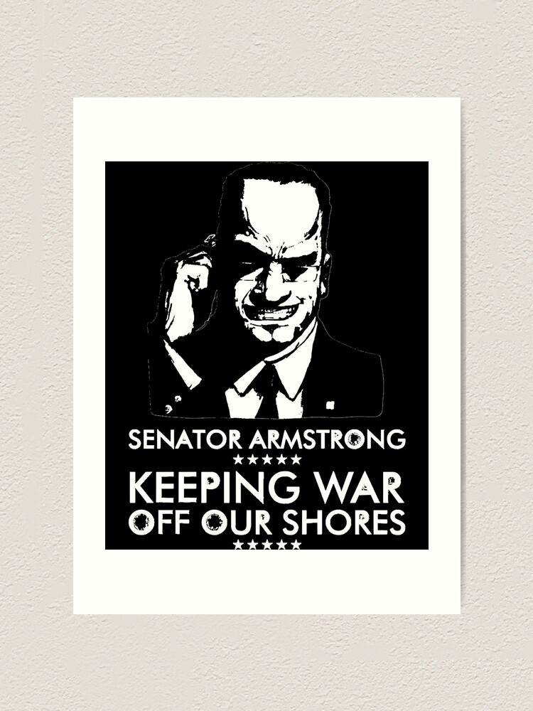 "Senator Armstrong Presidential Campaign - Metal Gear Rising ...