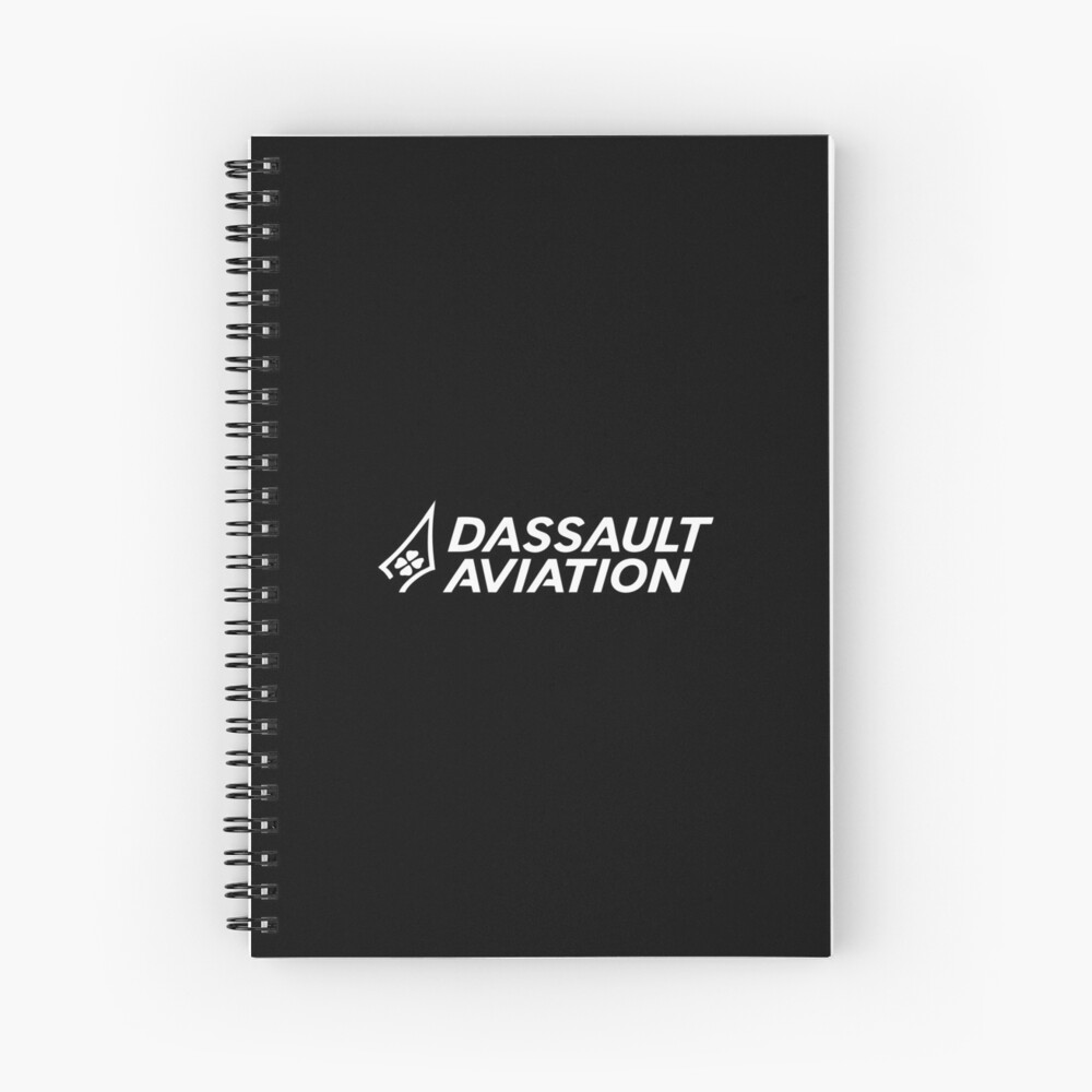 "Dassault Aviation - LOGO" Spiral Notebook by DwightRed501 | Redbubble