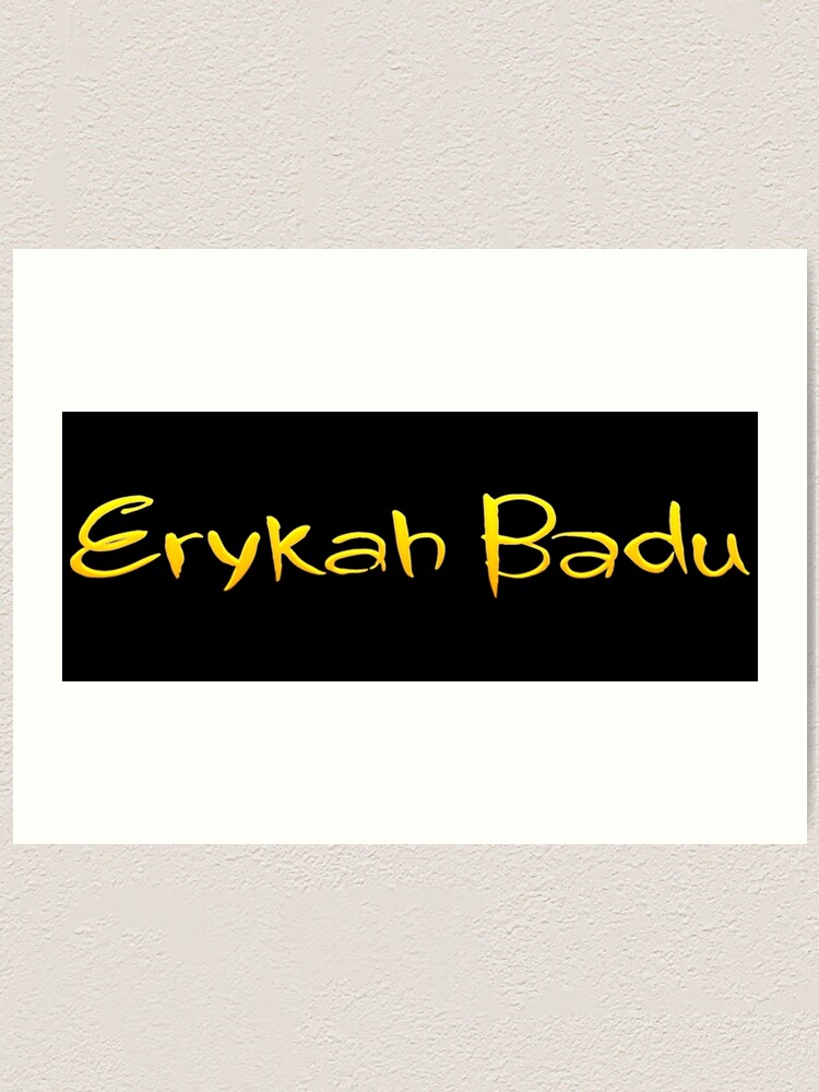 "Erykah Badu logo" Art Print for Sale by NancyBaumoel24 | Redbubble