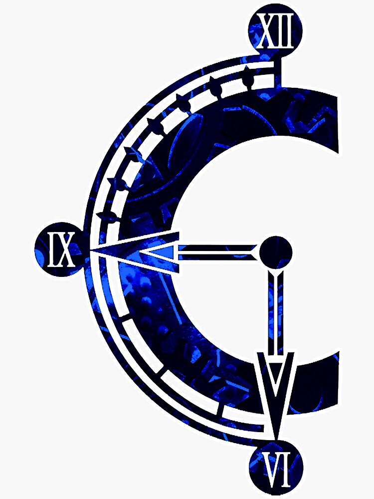 "Chrono cross logo essential t shirt" Sticker by kasonrio7164 | Redbubble