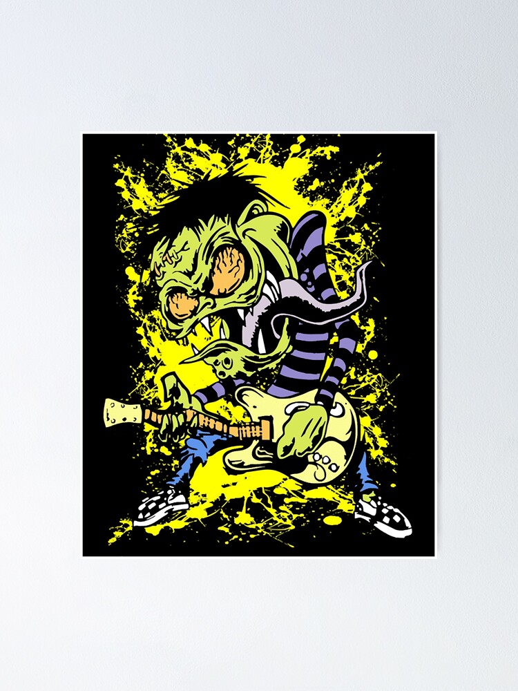 "Zombie Rock Musicians" Poster for Sale by OmroreNoe | Redbubble