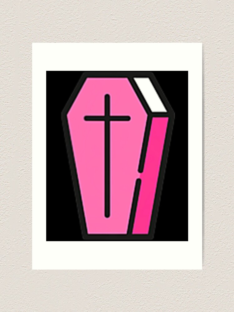"Funeral Coffin Casket Dead Punk Street Goth ." Art Print for Sale by ...