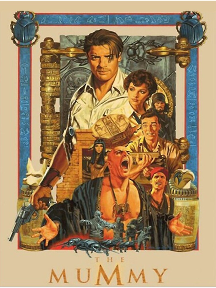 "the Mummy classic poster" Sticker by trumanjohnson | Redbubble