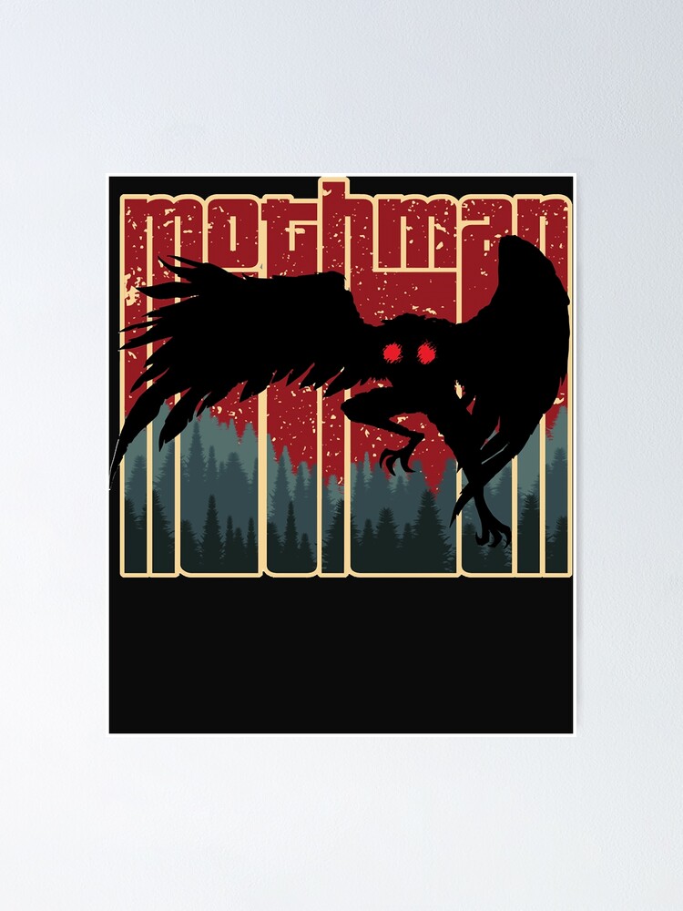 "Retro Mothman - Cool Vintage Cryptid Cartoon - Original Artwork ...