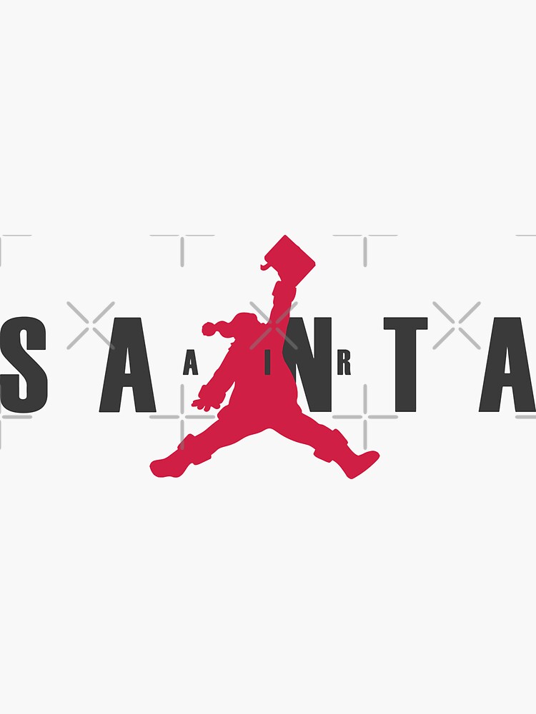 "Air Santa Claus" Sticker by gracebrave | Redbubble