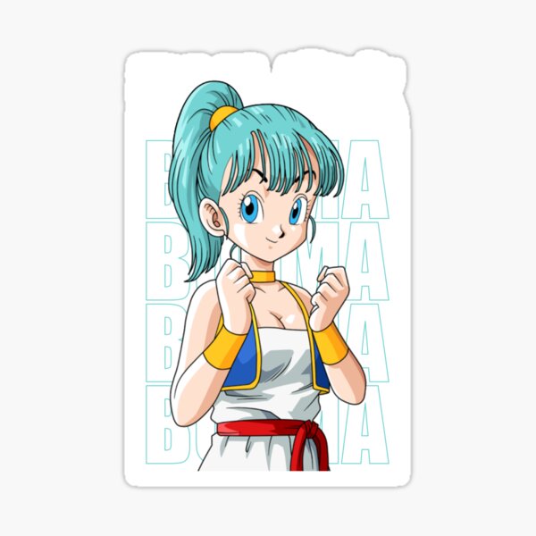 "Bulma" Sticker for Sale by Judahmerich | Redbubble