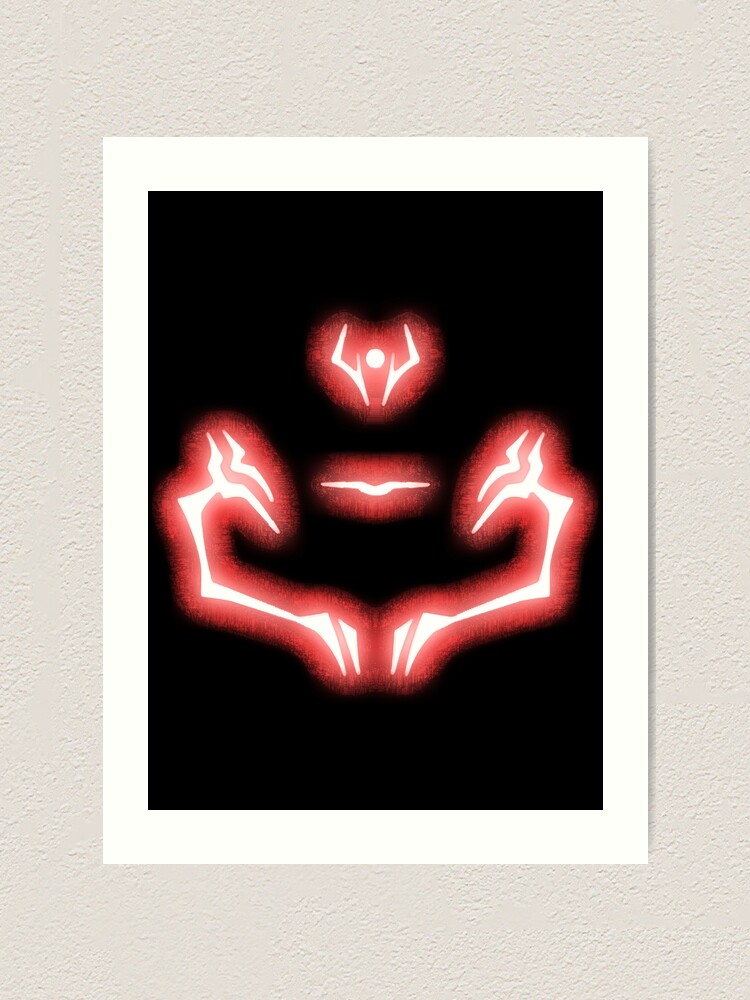 "jujutsu kaisen sukuna tattoo neon " Art Print for Sale by ...