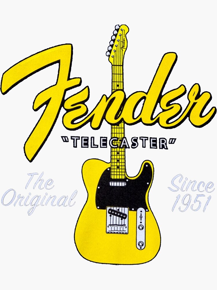 "the original "TELEcaster"" Sticker by hera456 | Redbubble