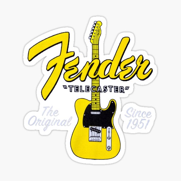 "the original "TELEcaster"" Sticker by hera456 | Redbubble