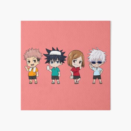 "Jujutsu Kaisen Chibi" Art Board Print by MonkeyBiz- | Redbubble