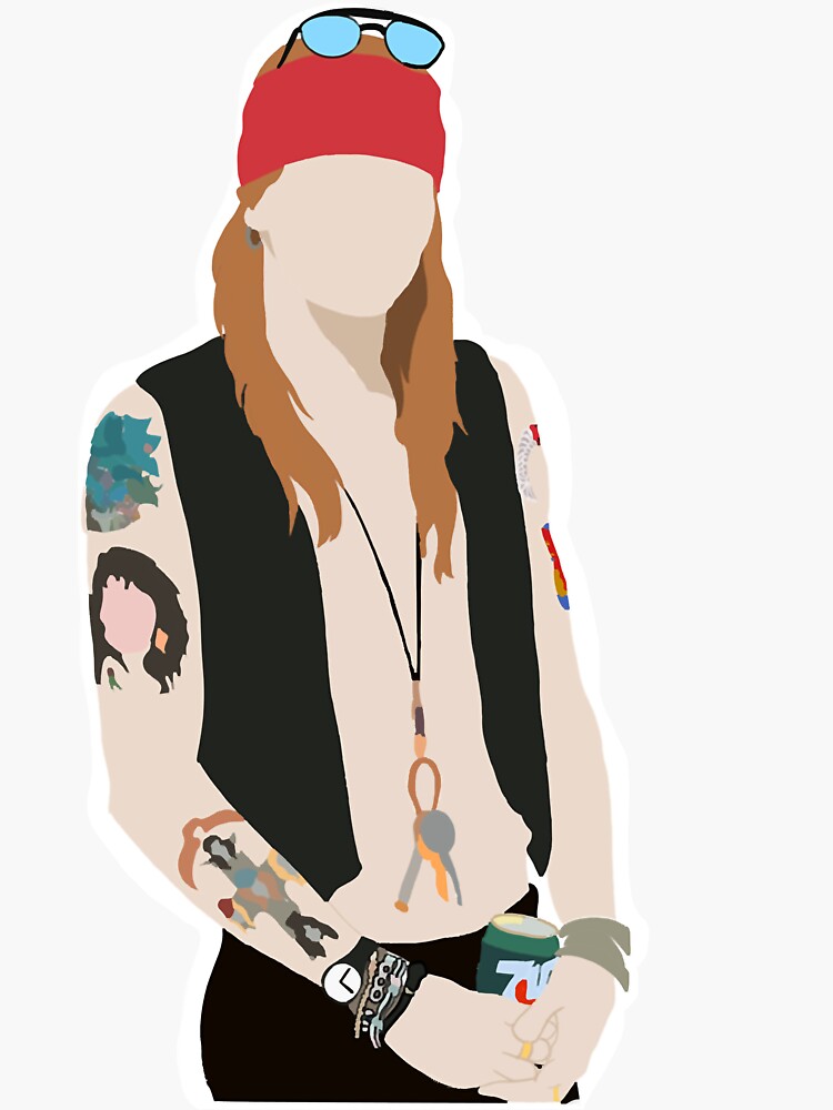 "Axl Rose" Sticker for Sale by Markruth22 | Redbubble