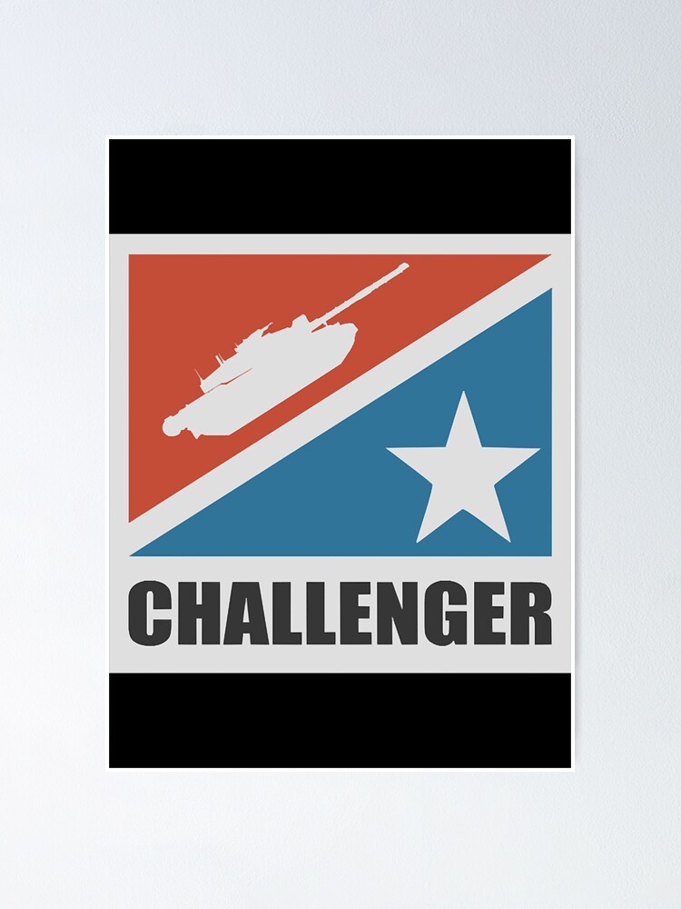"Challenger 2 Tank (Small logo) " Poster for Sale by ErinPet5910338 ...