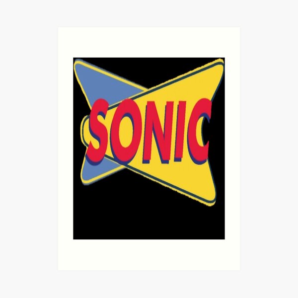 "Sonic America's drive-in fast food" Art Print for Sale by JaredEtienne ...