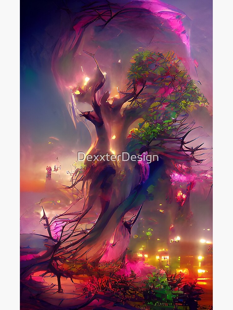"Tree of Life (Series '6' Hallucination)" Poster for Sale by ...