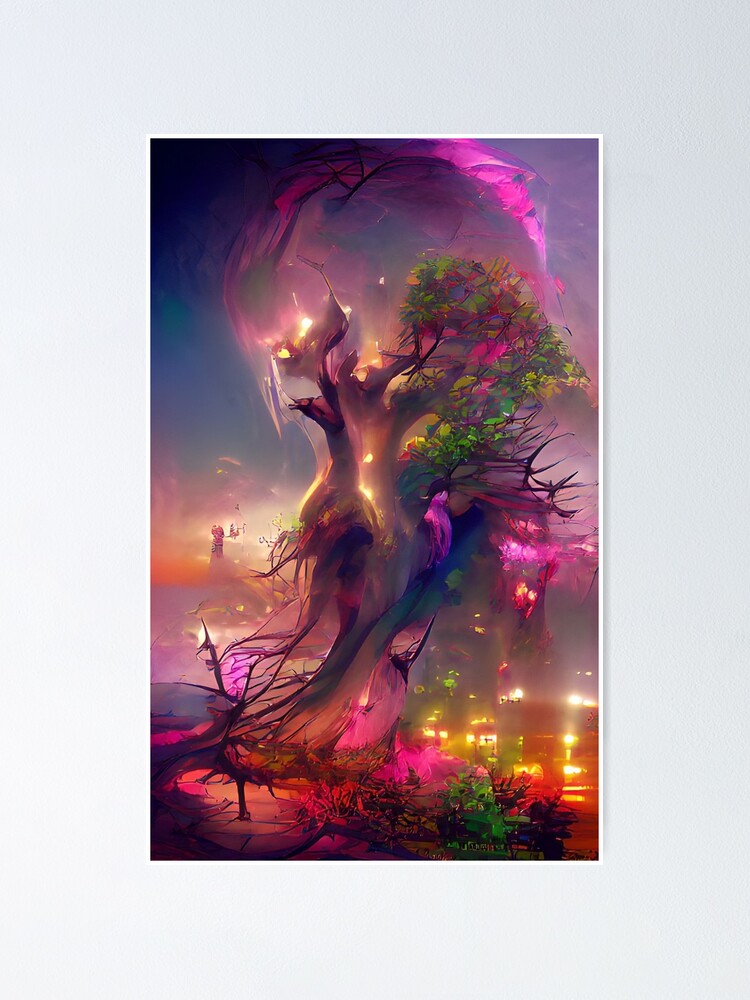 "Tree of Life (Series '6' Hallucination)" Poster for Sale by ...