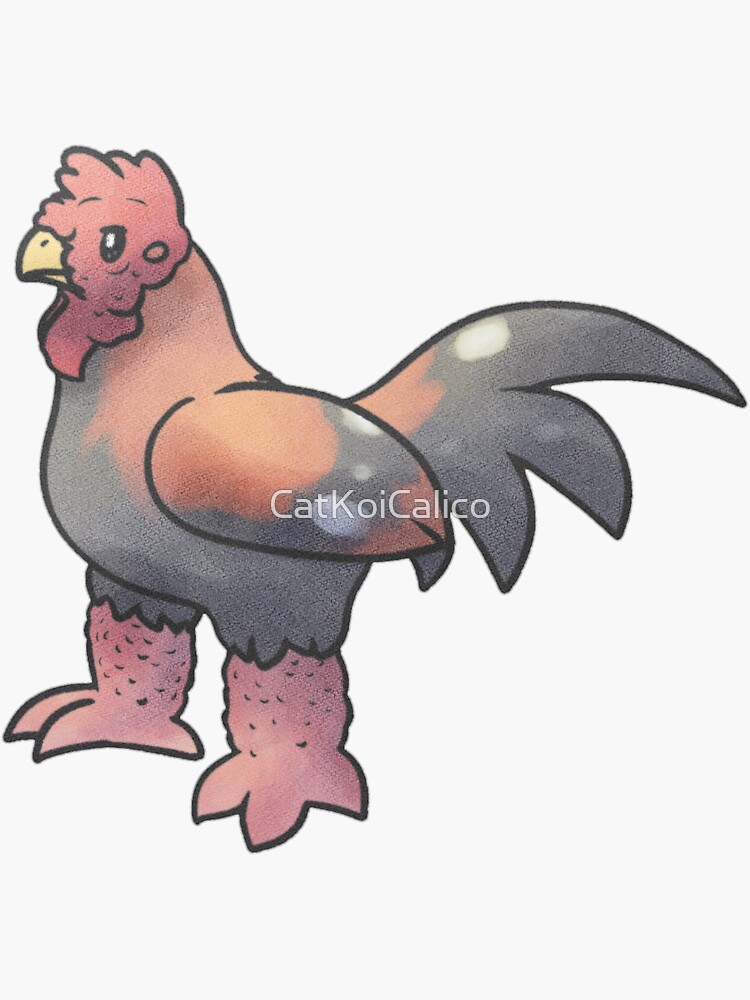 "Dong Tao Chicken Watercolour" Sticker by CatKoiCalico | Redbubble