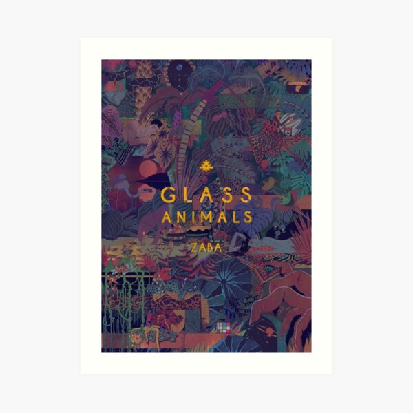 "Glass Animals Zaba" Art Print for Sale by melissacascio | Redbubble