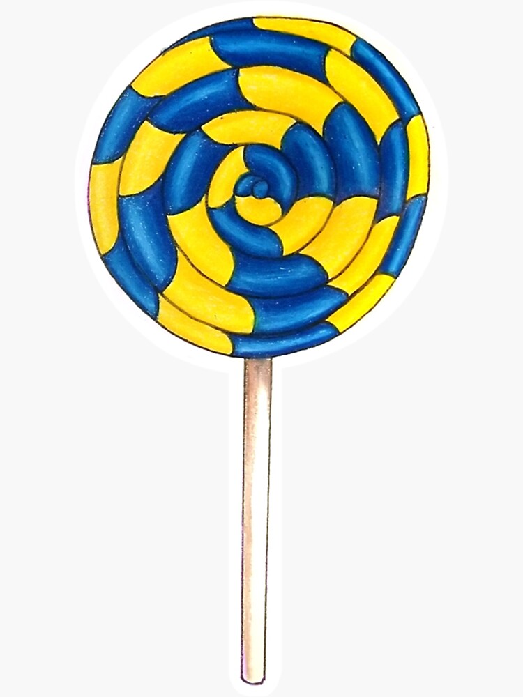 "Candy Pinwheel Lollipop" Sticker by cregokfclous | Redbubble