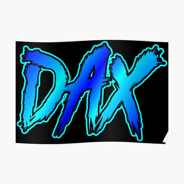 " DAX - RAPPER" Poster for Sale by Clemenowlowski | Redbubble