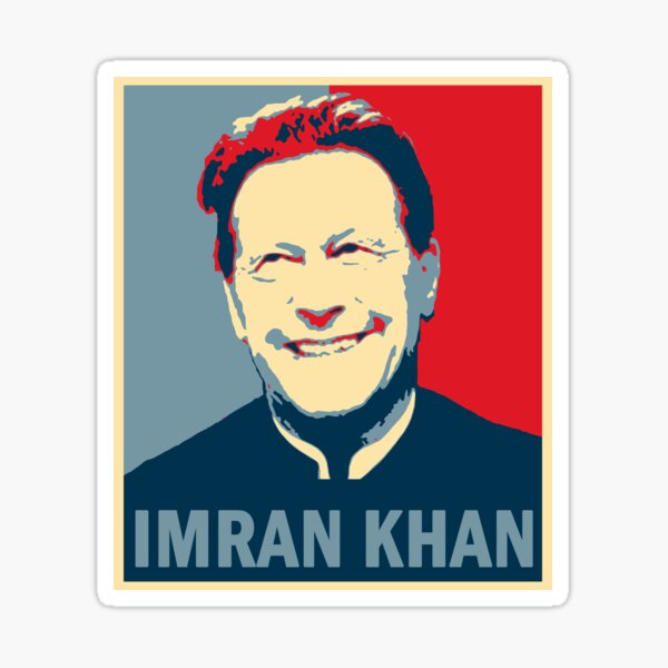 "Imran Khan" Sticker by ValentinaHramov | Redbubble