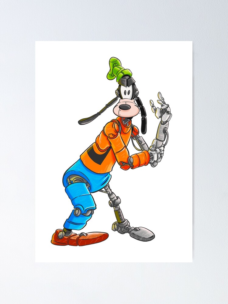 "cartoon mechanical goofy" Poster for Sale by Karmawan | Redbubble
