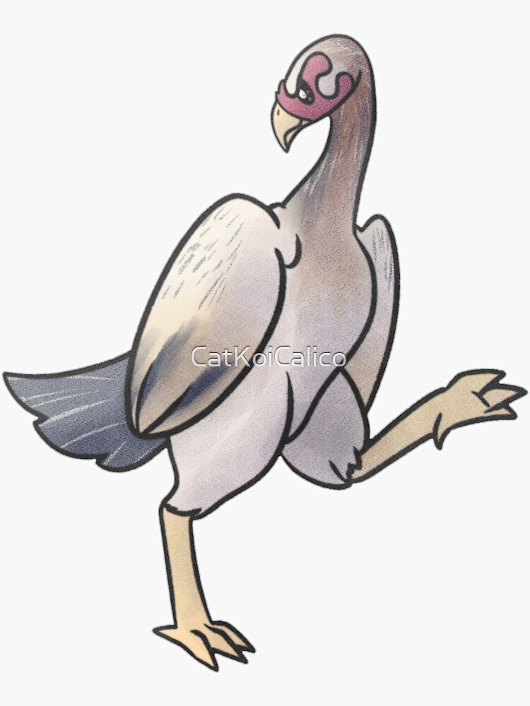 "Shamo Hen Watercolour" Sticker by CatKoiCalico | Redbubble