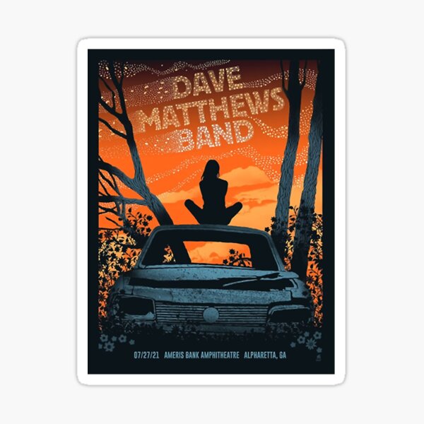 "Vintage Dave Matthews Band" Sticker by ErickaStokes192 | Redbubble