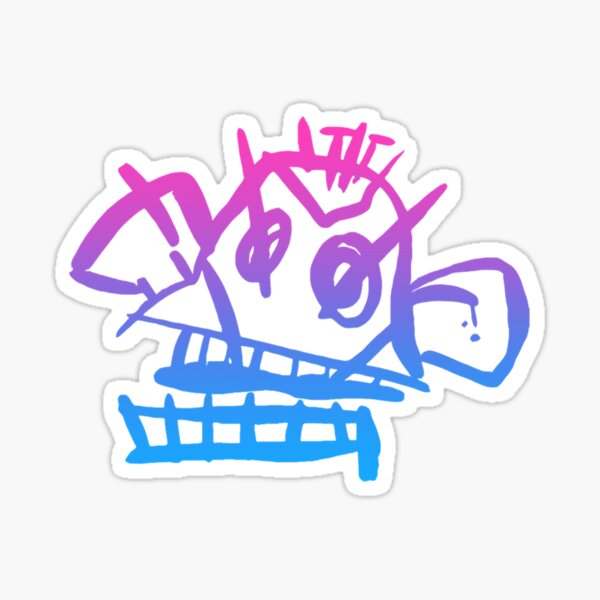 "arcane, Jinx Monkey Essential T-Shirt" Sticker by MarkLangmaack ...