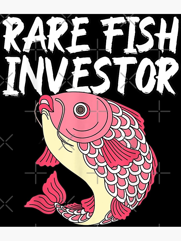 "Rare Fish Investor Sigma Grindset Dank Meme Viral Quote " Canvas Print ...