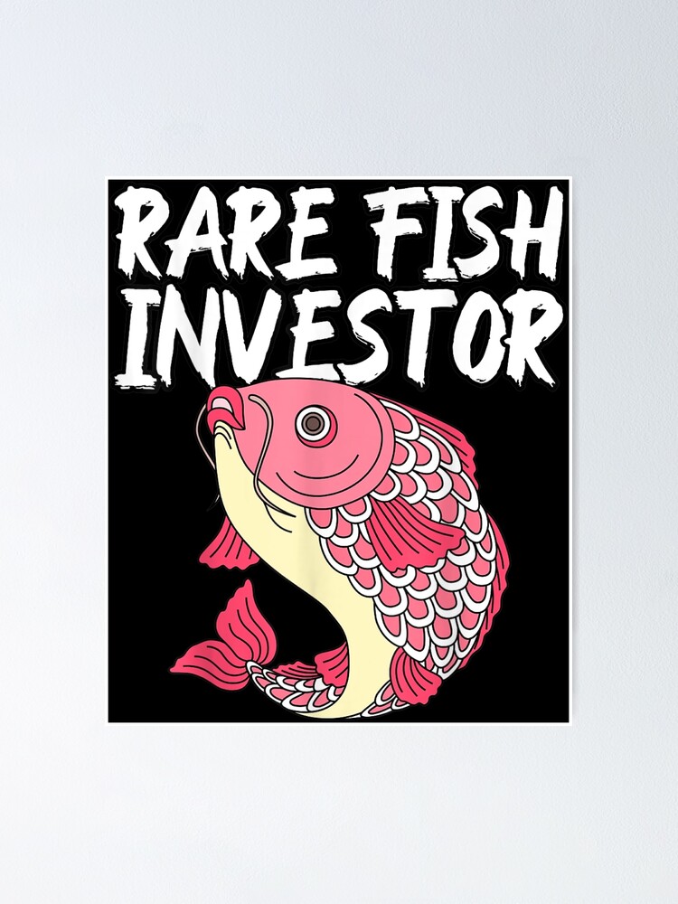 "Rare Fish Investor Sigma Grindset Dank Meme Viral Quote " Poster by ...